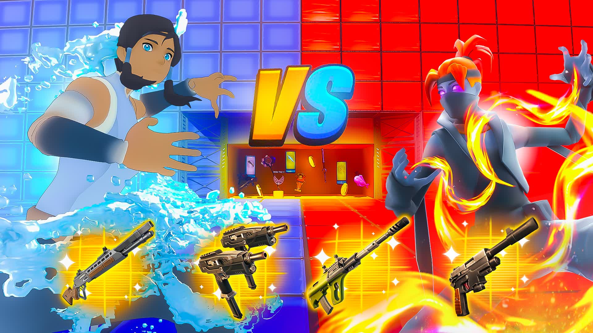 ⭐ INSANE FIRE VS WATER HERO BEDWARS🔥💧 0742-8428-2371 by sneys ...