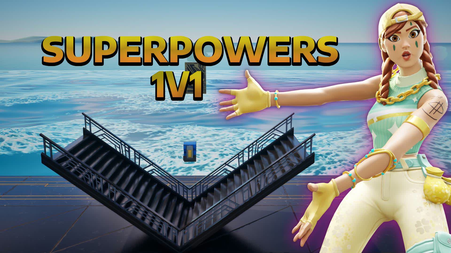 SUPERPOWERS 1V1 BUILDFIGHTS 6995-0384-2907 by bartu175 - Fortnite Creative Map Code - Fortnite.GG