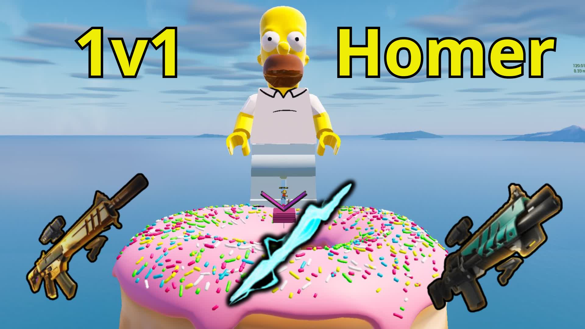 Giant Homer 1v1 🍩 9524-7308-4713 by arrachar - Fortnite Creative Map ...