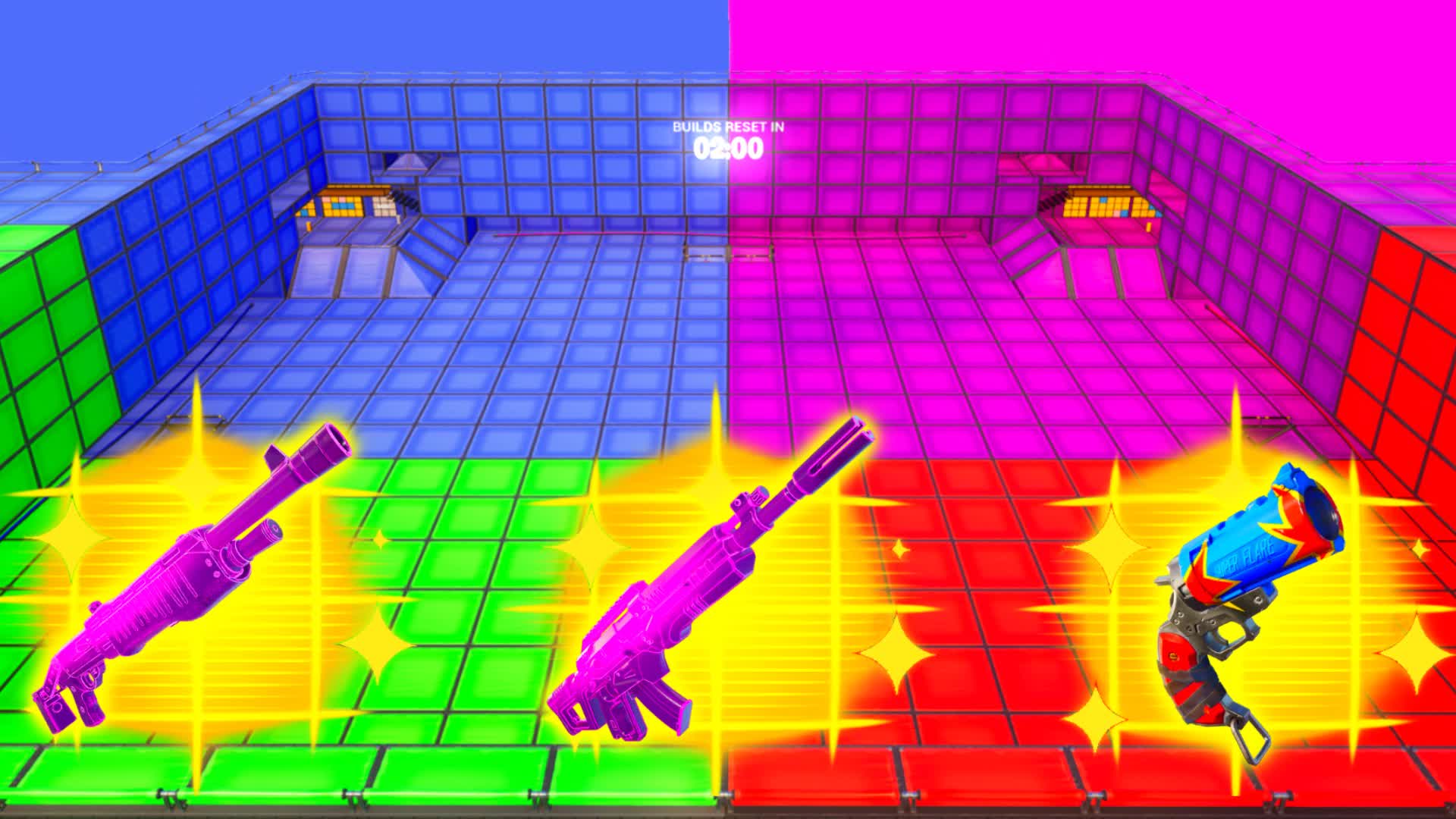 FOUR COLORS FIGHT 2🔵🔴 0007-6396-0652 by jravtfn - Fortnite