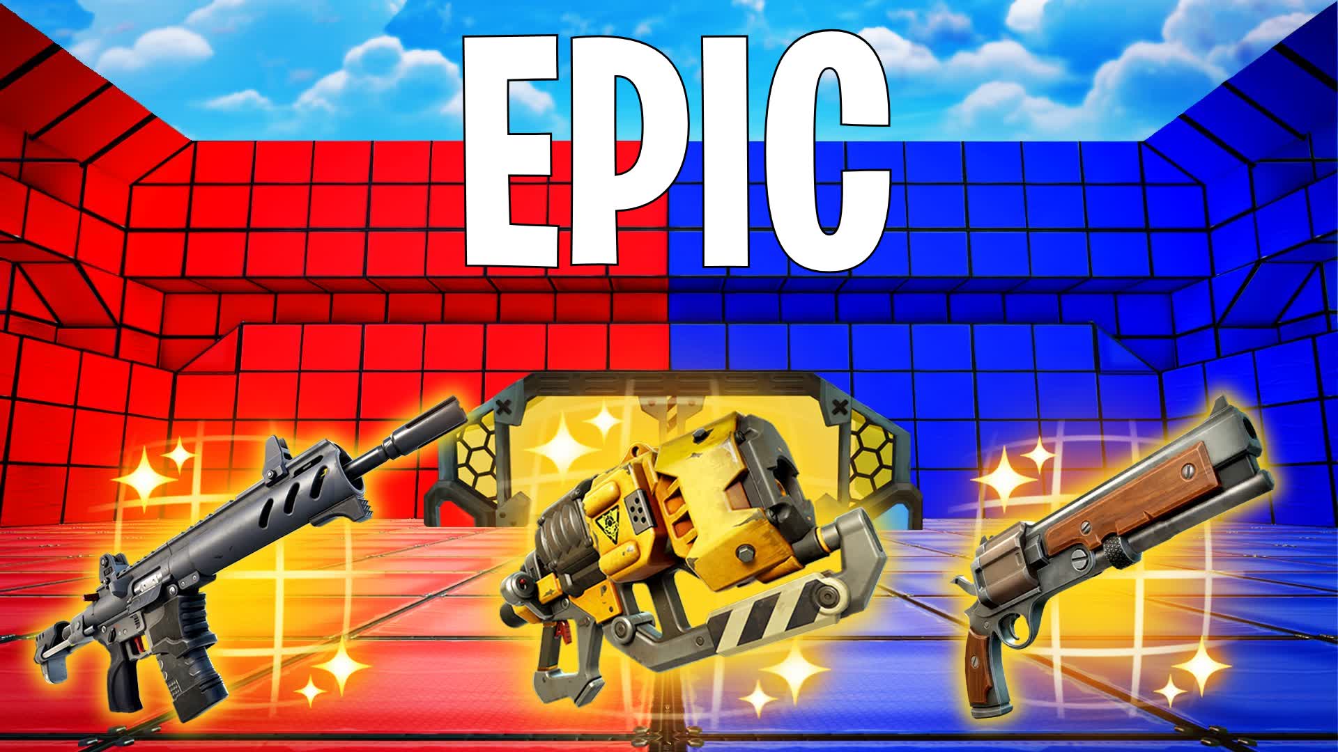 EPIC RED VS BLUE 🔴🔵 6770-4067-6211 by gabixo2 - Fortnite Creative Map ...