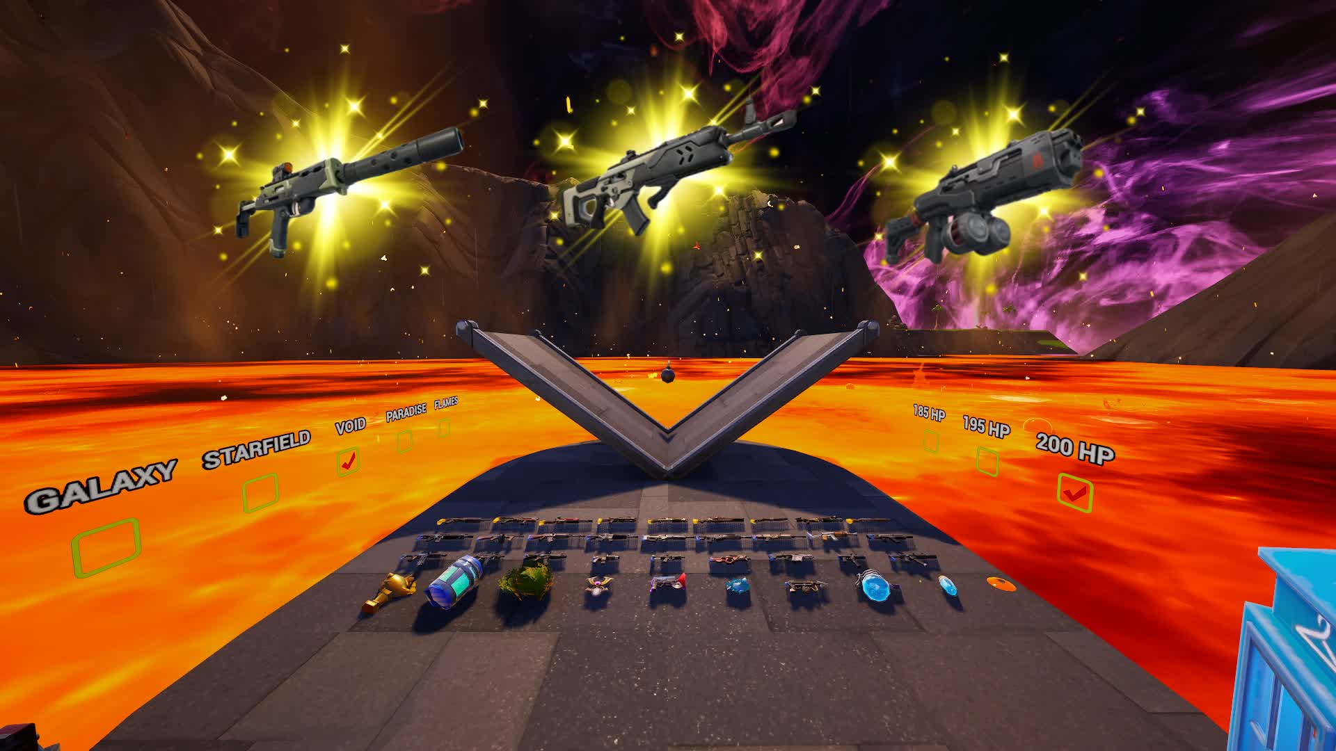 🌋1V1 VOLCANO🌋 7231-7210-6374 by yyorze - Fortnite Creative Map Code ...