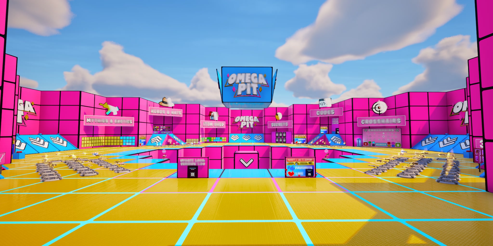 MEGA PIT - FREE FOR ALL 2602-7745-0704 by delusial - Fortnite Creative ...