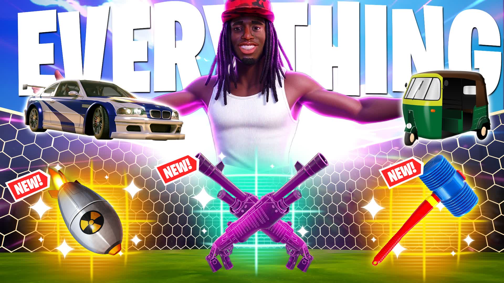 EVERYTHING 1V1 FFA - ALL GUNS & VEHICLES 2136-4883-5803 by rhstudios - Fortnite