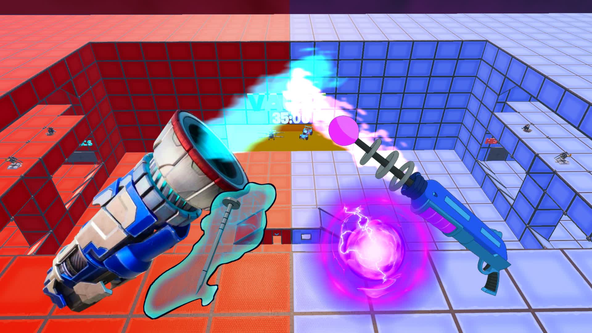 SUPER 🔴RED VS BLUE🔵 0633-1501-0636 by kkj - Fortnite Creative Map Code ...