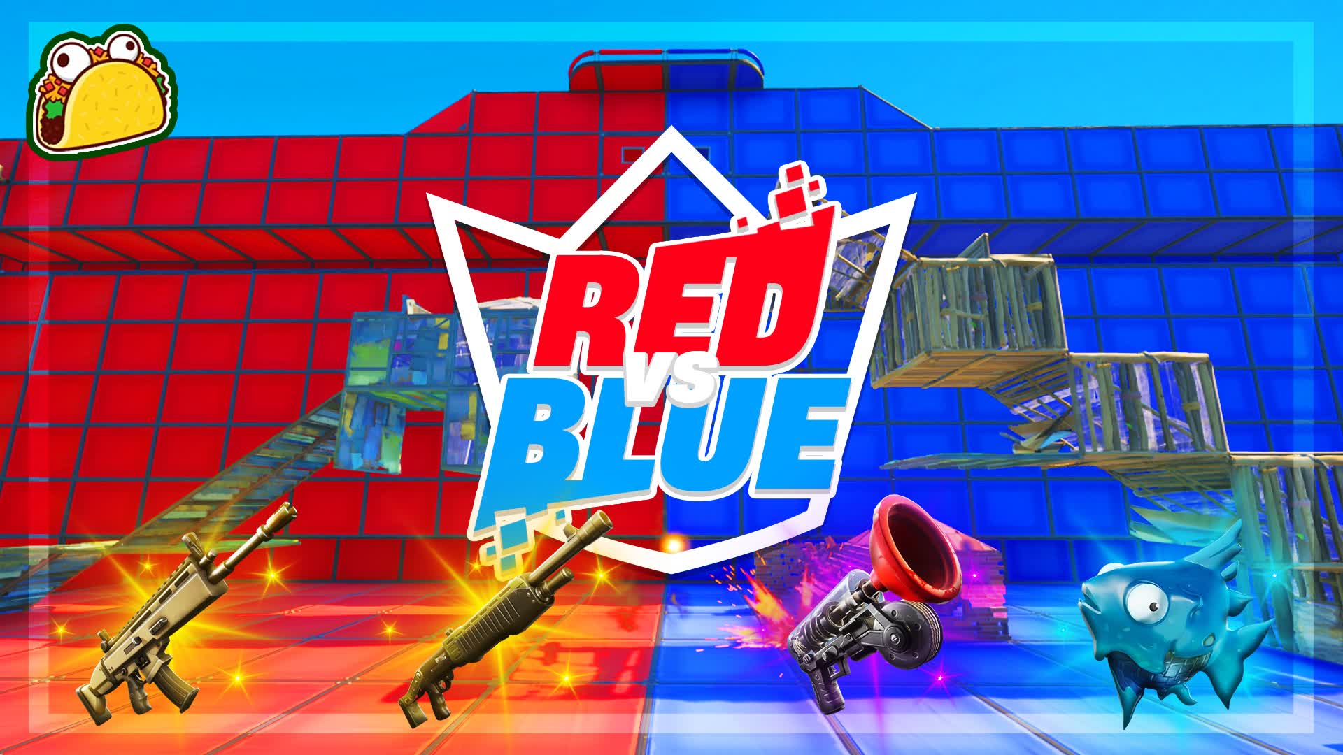 creepers的Classic RED vs BLUE5096-7111-7542 - Fortnite