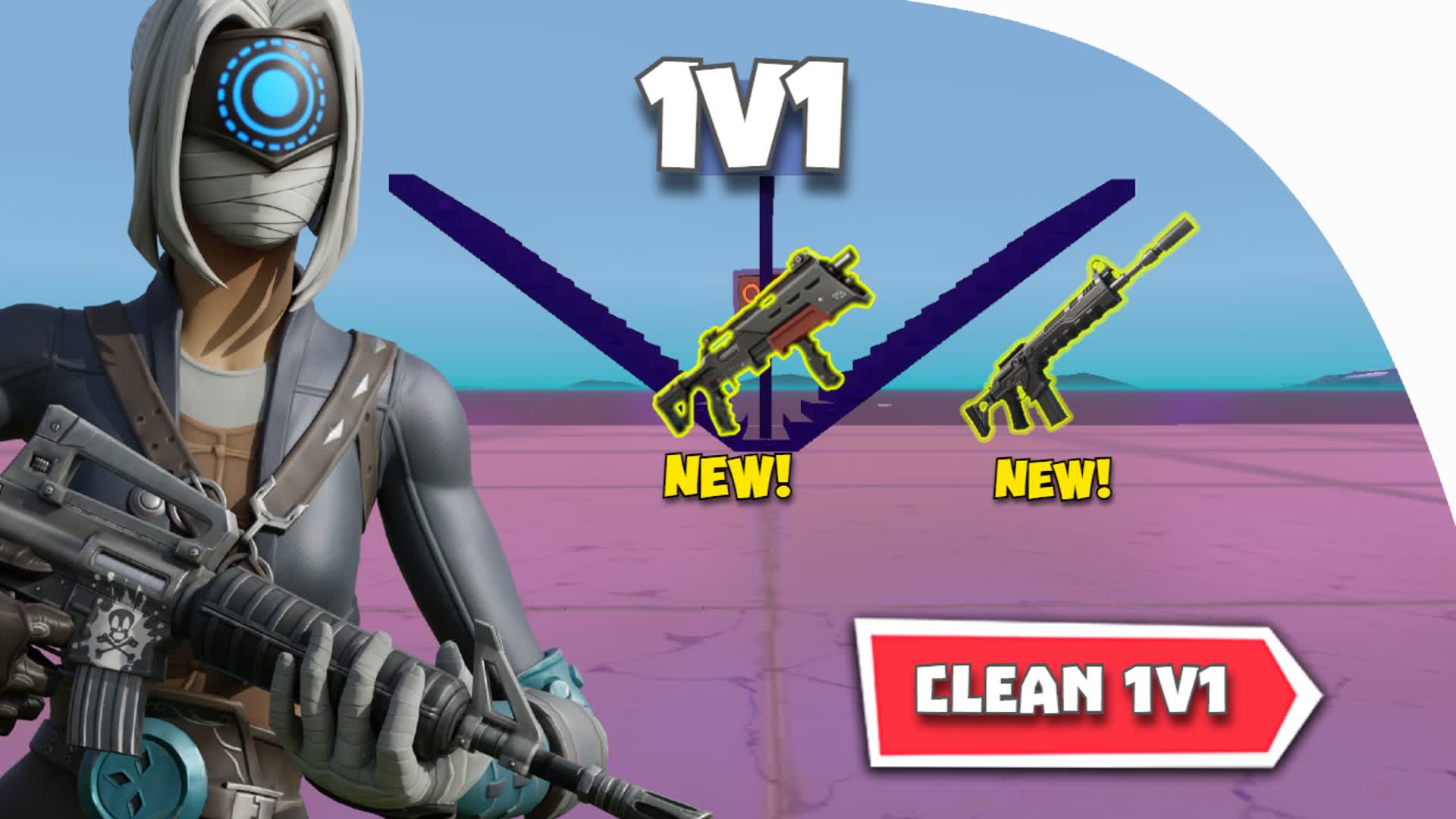 Clean 1v1 (new weapons) 9804-3875-3889 by vixa - Fortnite Creative Map ...