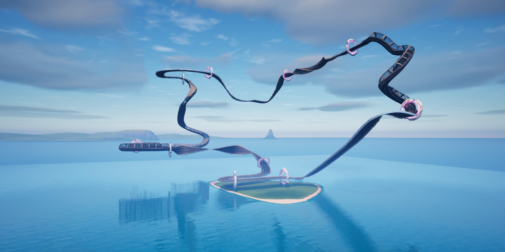 Spiral Racing 8975-3020-1181 by brianirado - Fortnite Creative Map Code ...