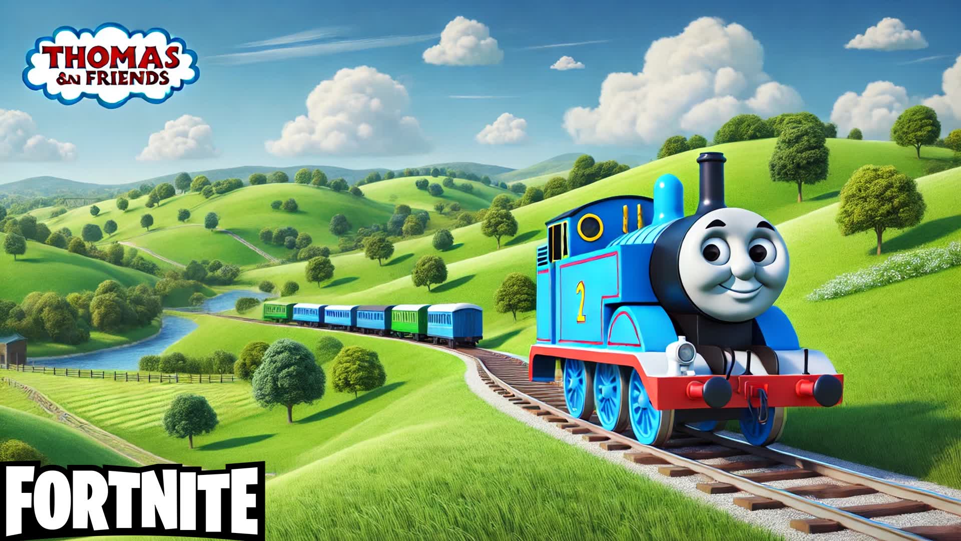 TRAIN BATTLE 🚂💥 THOMAS 1157-2294-3998 par migajonfornite - Fortnite