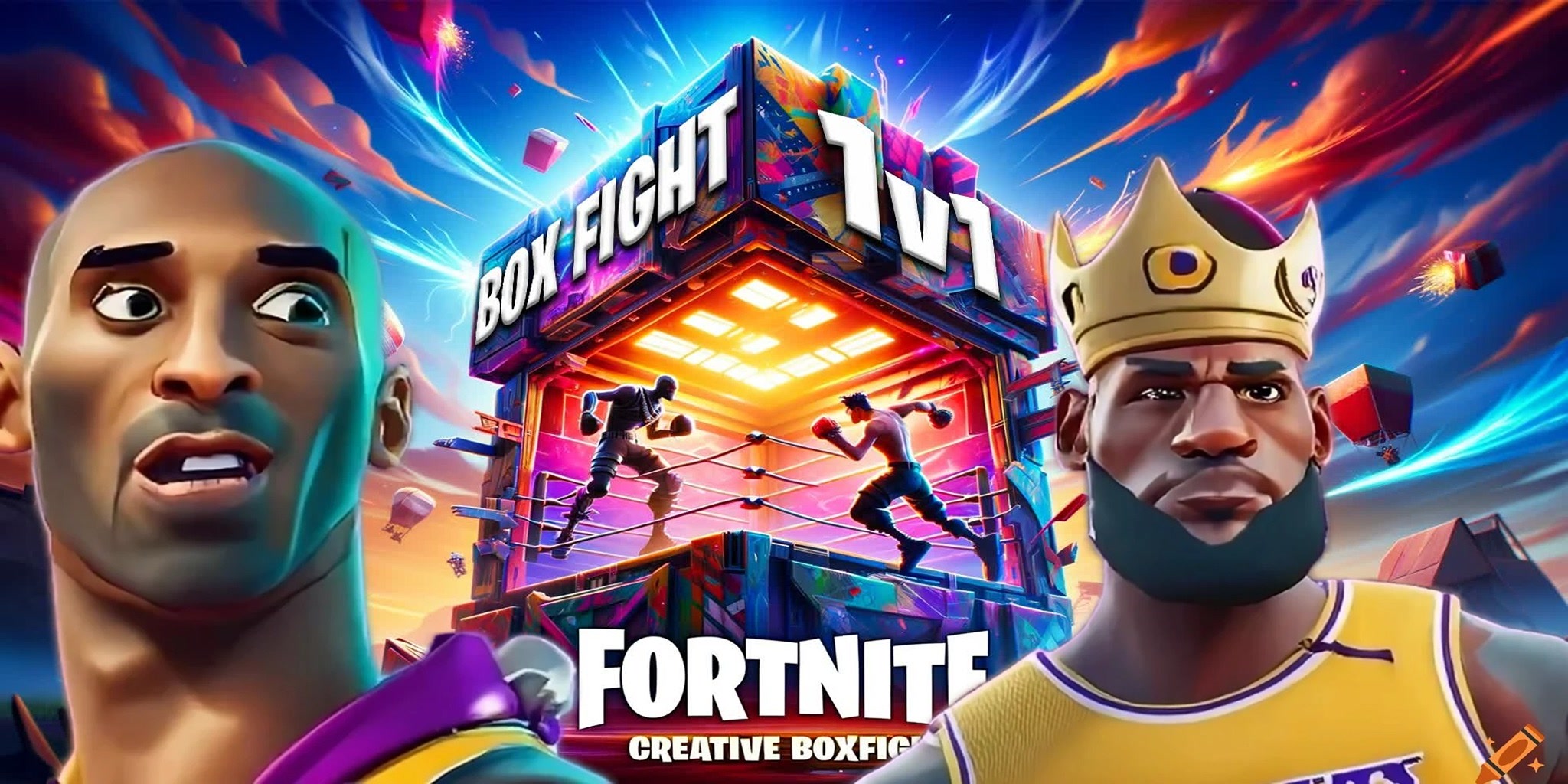 NBA Box Fight 3924-5131-6796 by african-prince - Fortnite Creative Map ...