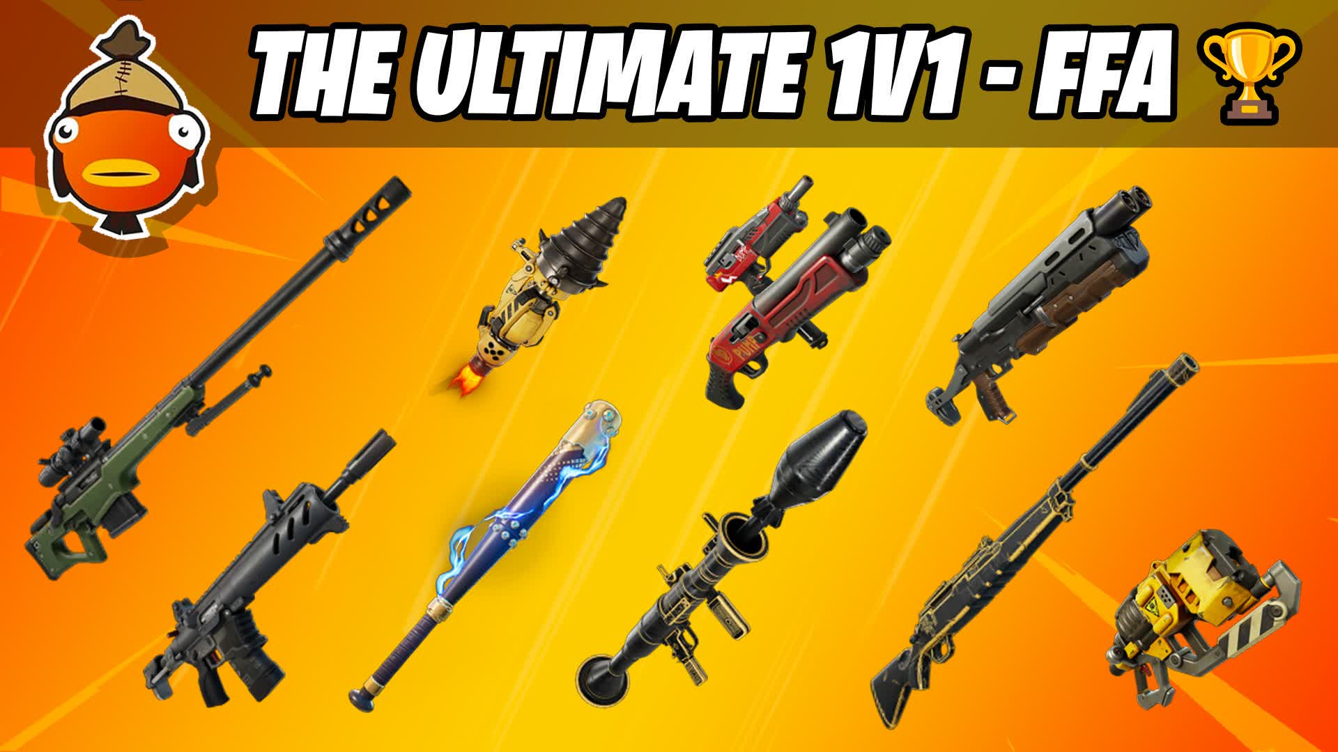 THE ULTIMATE 1V1 FFA🏆 8592-6979-3130 by fronky - Fortnite Creative Map Code - Fortnite.GG