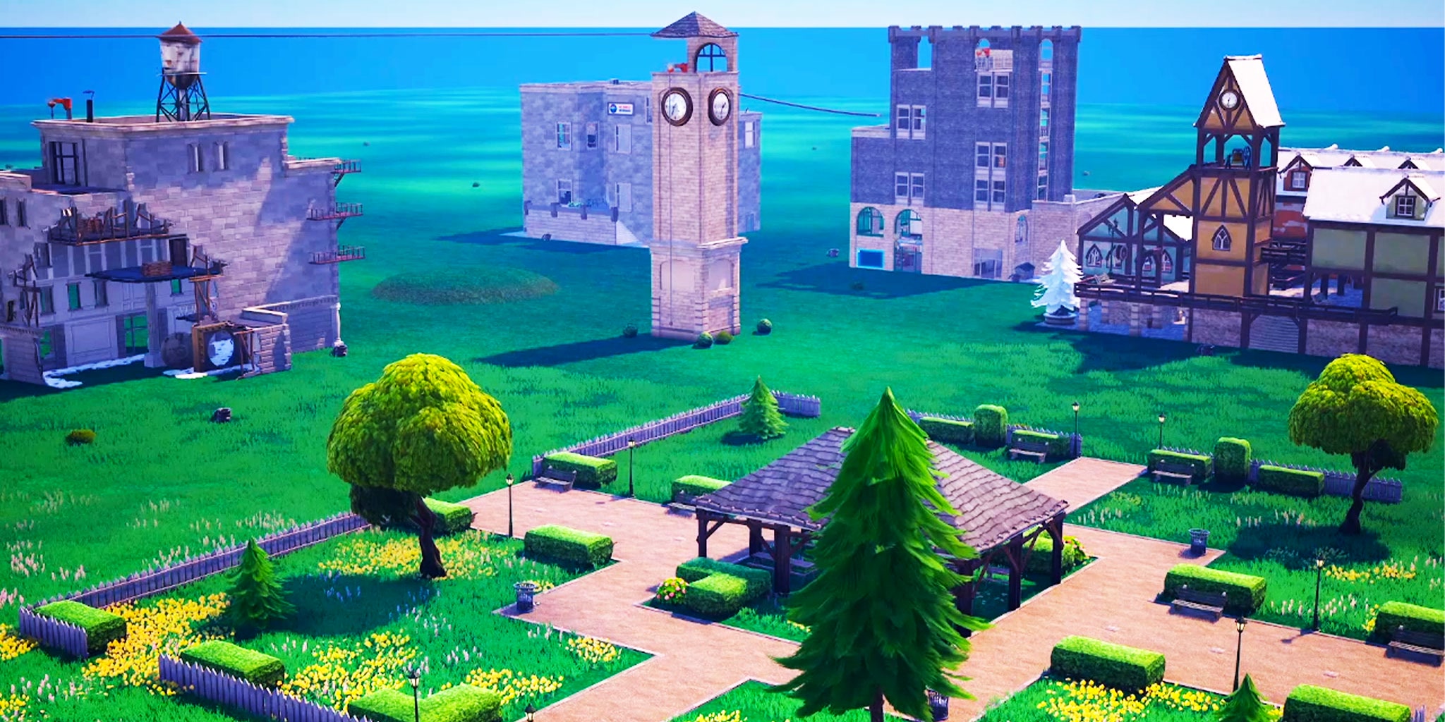 🏘️TOWN GUN GAME🔫ONE SHOT🎯RIDE🏍️ 3534-4932-0380 by shunta-0507 - Fortnite Creative Map Code ...