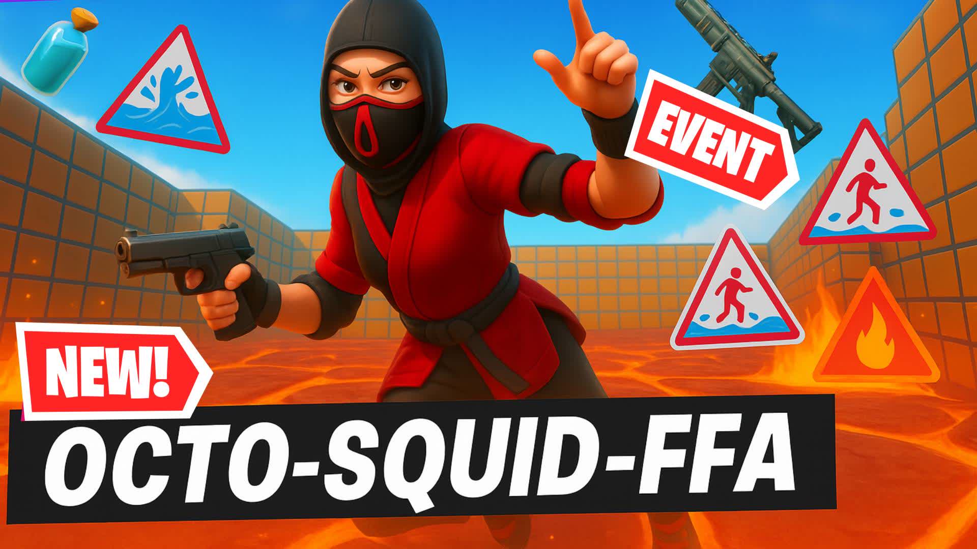 🎯 OCTO-SQUID-FFA 🌊🔥⚡🌀 NEW 2025 EVENT 5164-2444-4404 by createur13 - Fortnite Creative Map Code ...