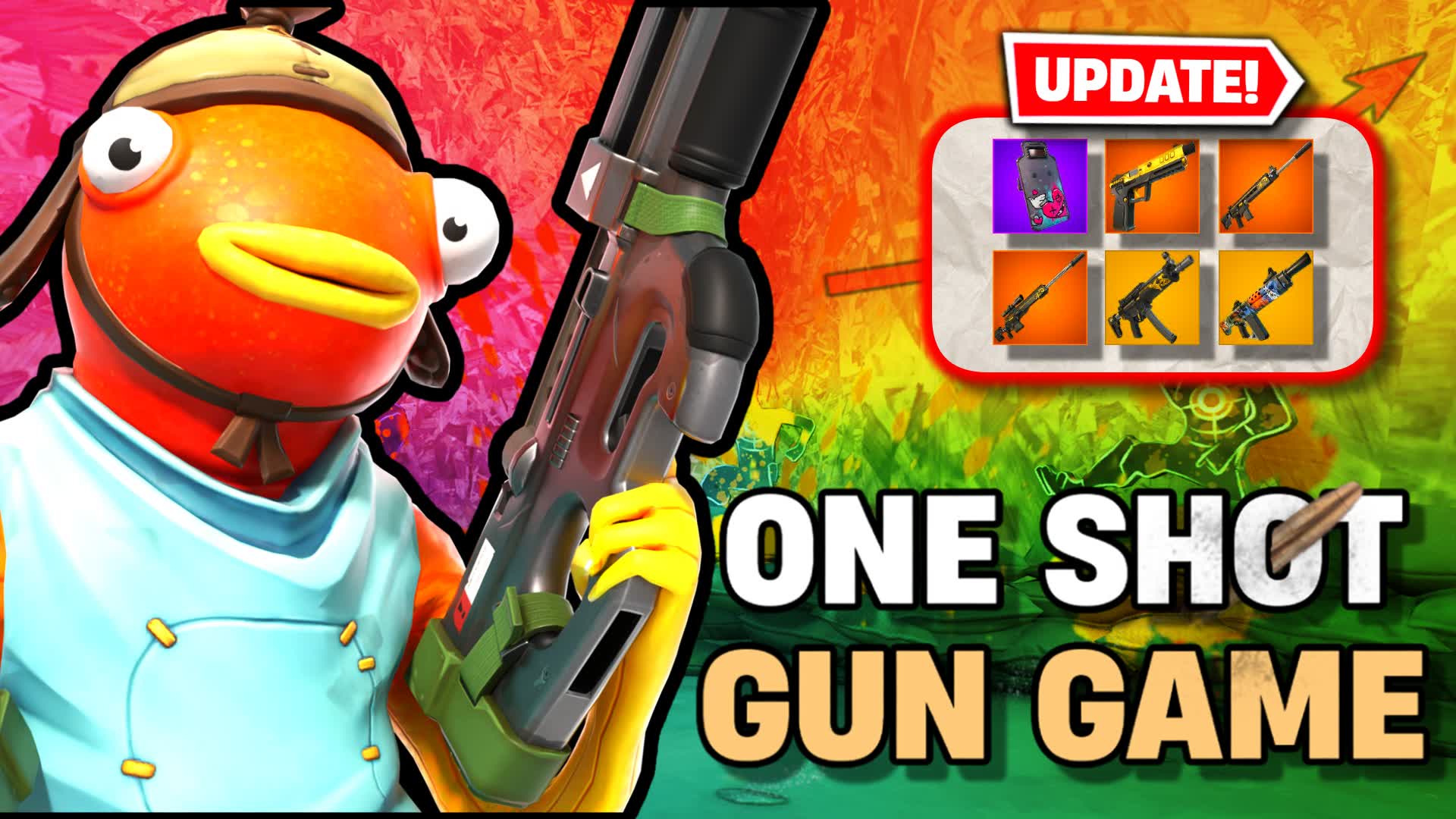 ONE SHOT 🔫 - Random Gun Game 7653-5007-1470 by ackbars - Fortnite ...