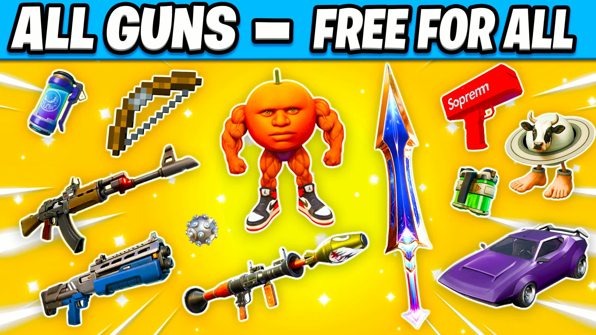 BRAINROT ⭐ALL GUNS - FREE FOR ALL (CARS) 7017-5532-1914 by canncy ...
