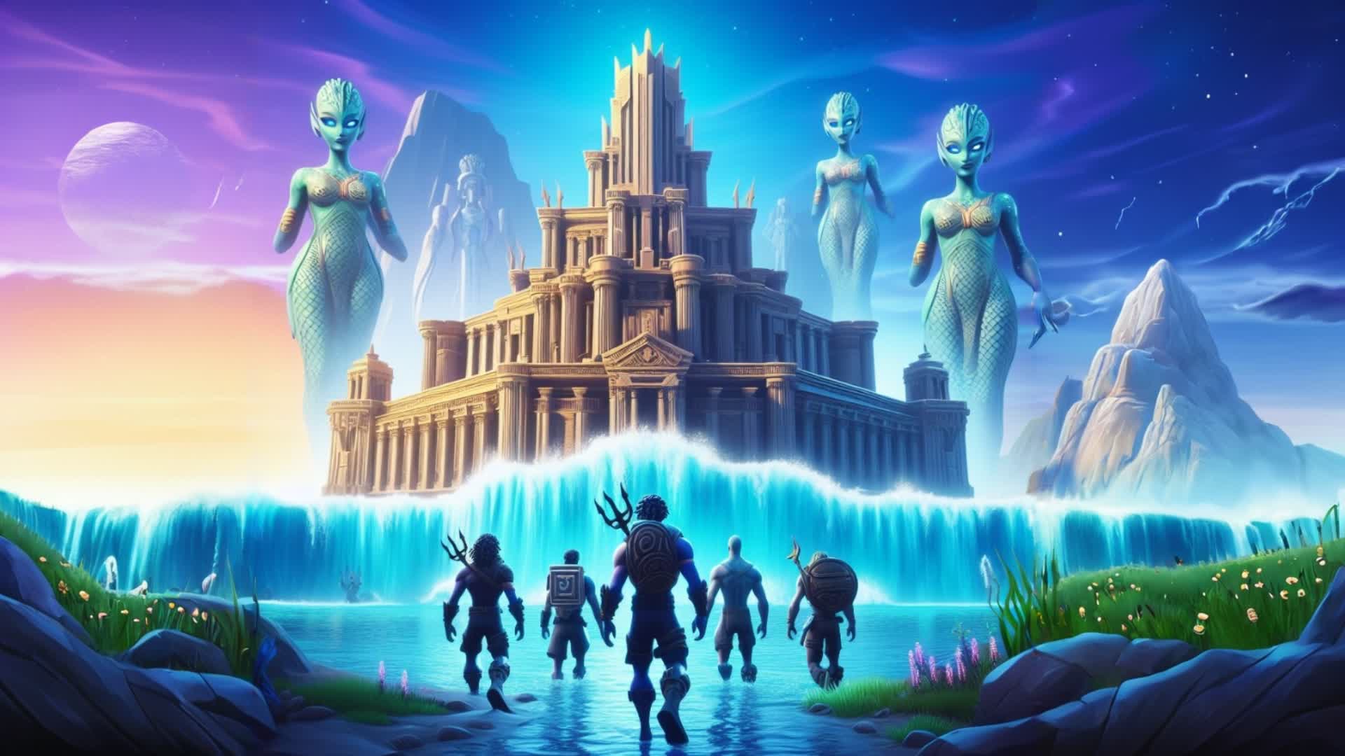 Atlantis Zone Wars 🌊 0744-1700-9747 by doen - Fortnite Creative Map ...