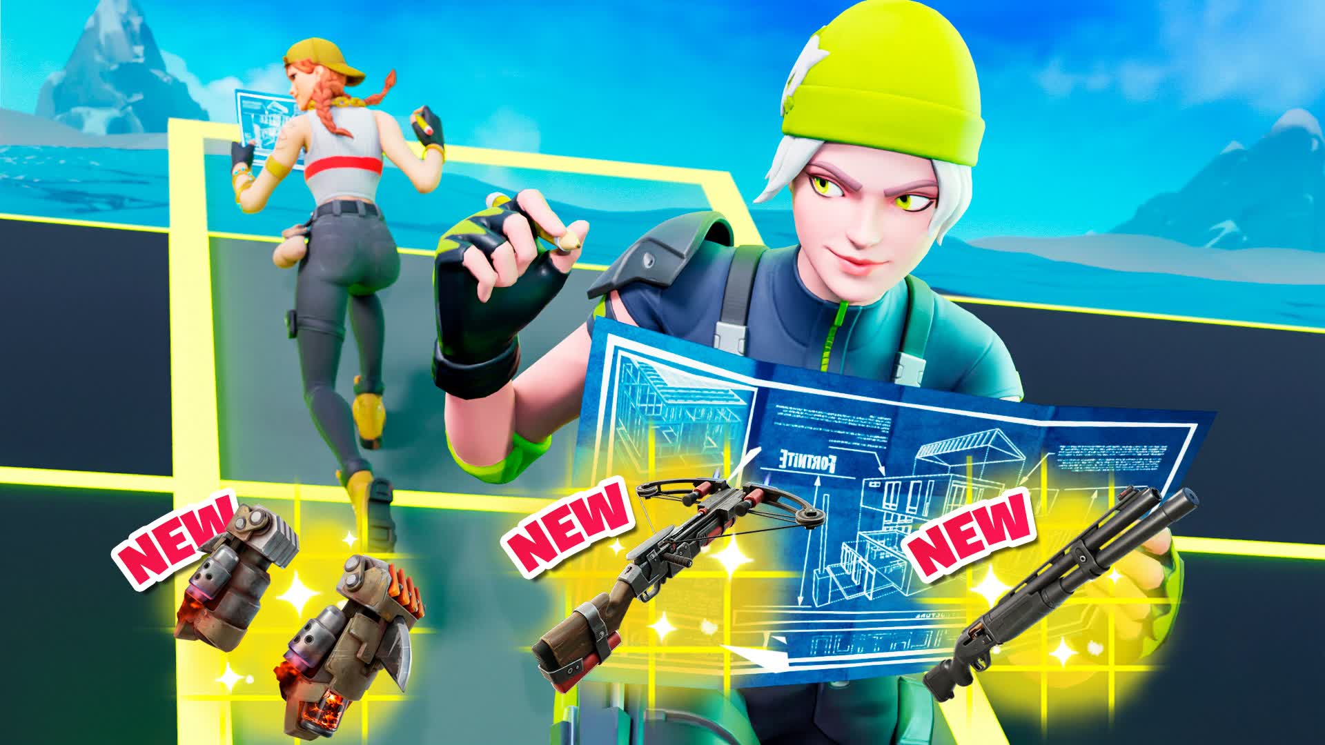 💚 Simple 1v1 | by CTR 💚 0698-5760-2394 by ctr - Fortnite Creative Map ...