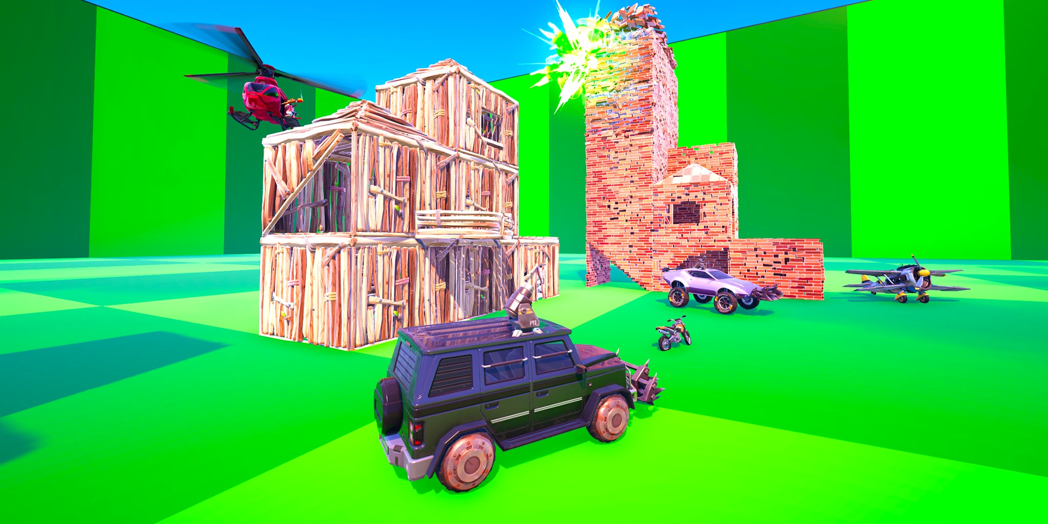 CRAZY 1v1 ALL WEAPONS 8486-5285-9515 by okiducki - Fortnite Creative Map Code - Fortnite.GG