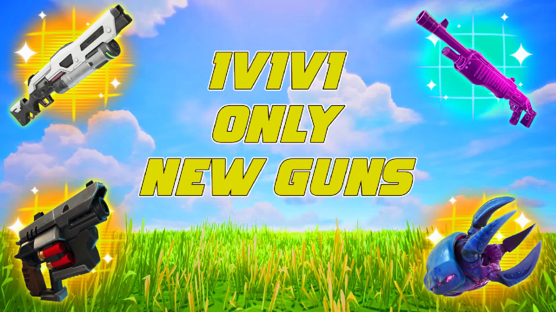 SUPER 1V1V1 ONLY NEW GUNS 1v1 REALISTICS 3237-4489-2109 by amumu - Fortnite