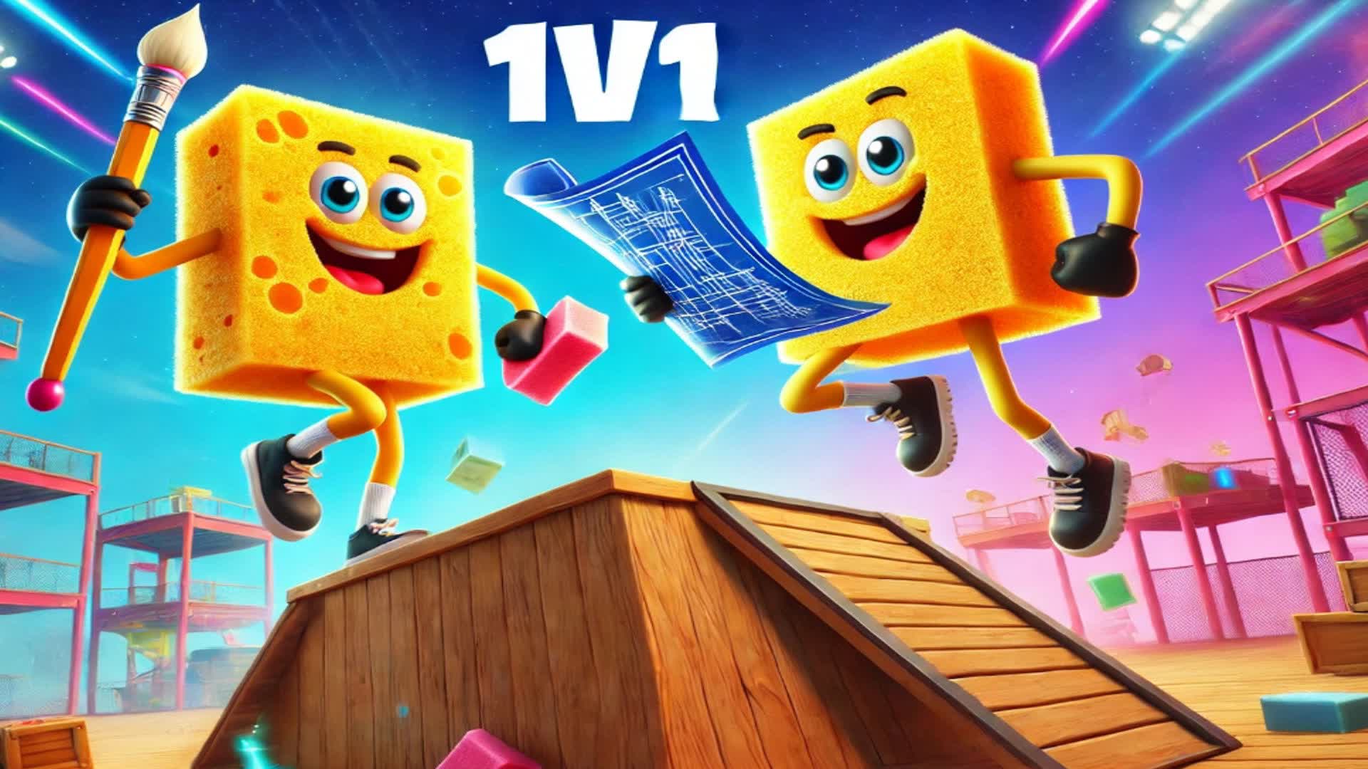SPONGE🧽 1V1 3249-6641-3780 by zet - Fortnite Creative Map Code ...