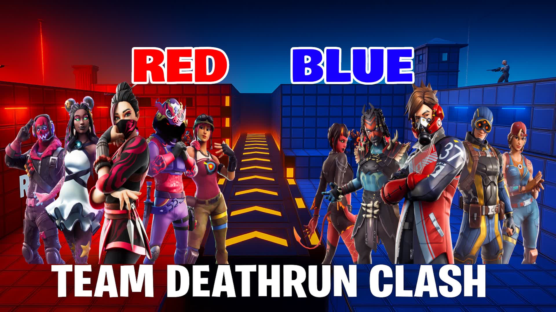 Team Deathrun Clash RED VS BLUE 3449-1958-9231 by al5al - Fortnite ...