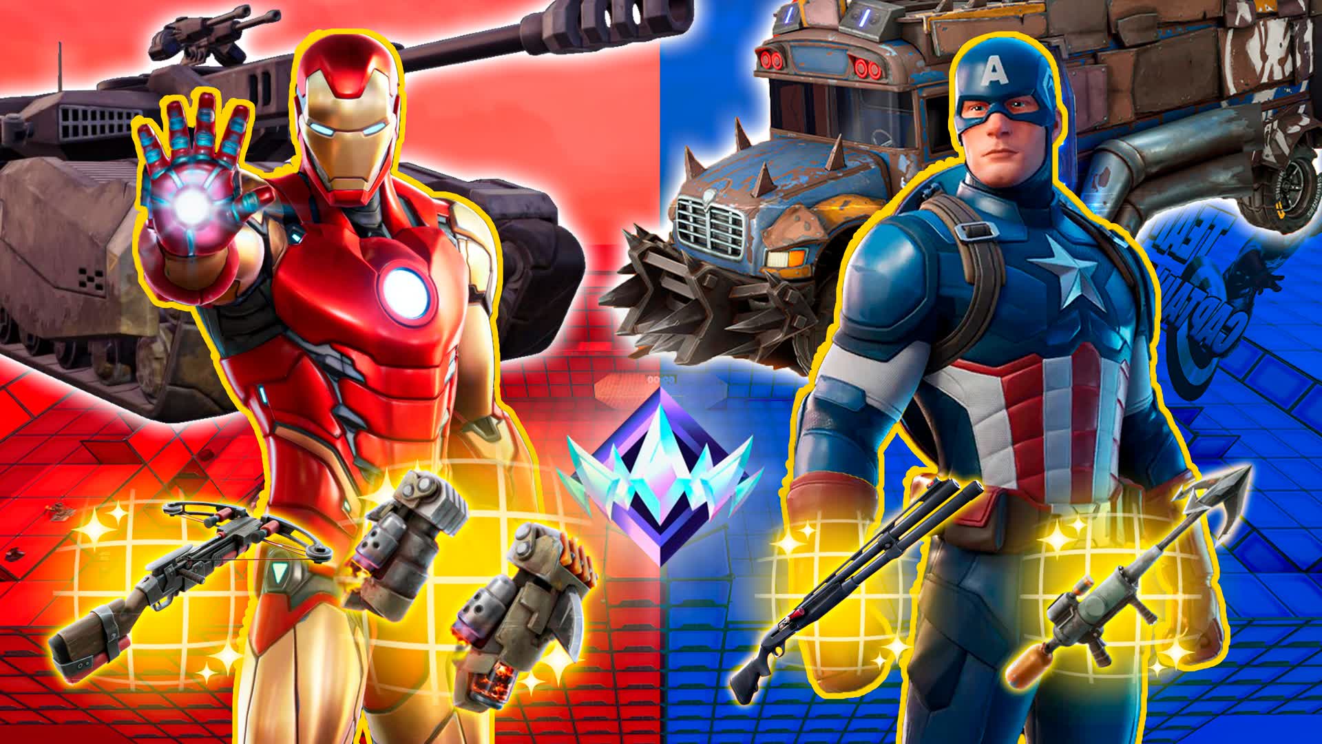 🔥 CIVIL WAR 🔴 RED VS BLUE 🔵 9133-3145-7308 by lainomaps - Fortnite ...