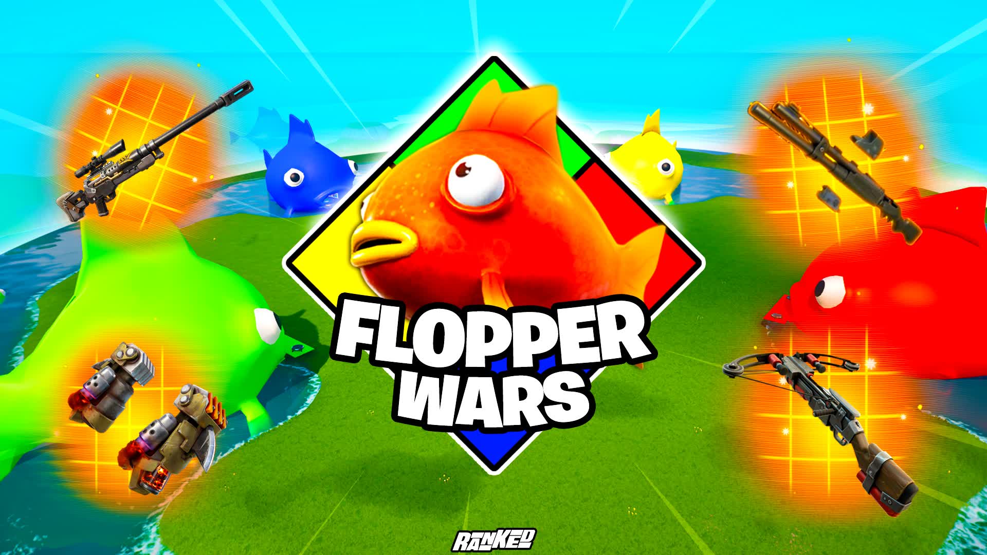 🐠 FLOPPER WARS ⭐ 0600-7034-3795 by nexgen_creative - Fortnite Creative ...