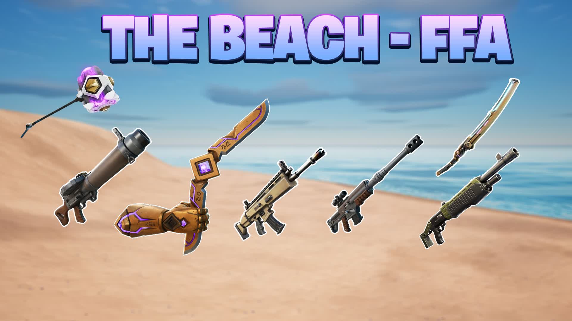 The Beach - ALL WEAPONS FFA 5657-1308-7141 by furi - Fortnite Creative ...