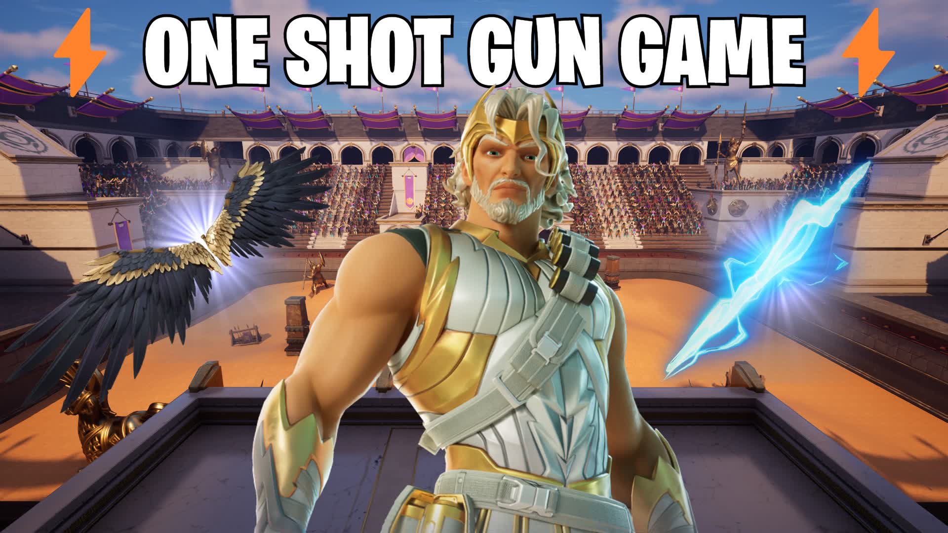 ⚡CRAZY ZEUS ONE SHOT GUN GAME⚡ 2778-0962-2295 by okepler - Fortnite ...