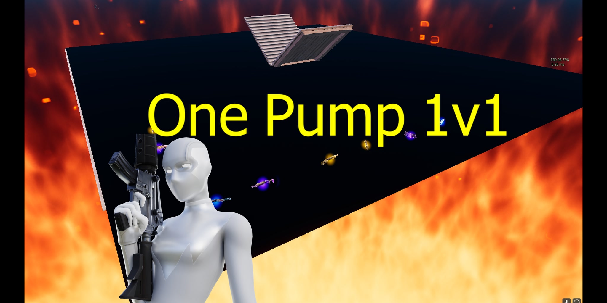 ONE PUMP 1V1 7472-9115-2827 by finitecactus - Fortnite Creative Map ...