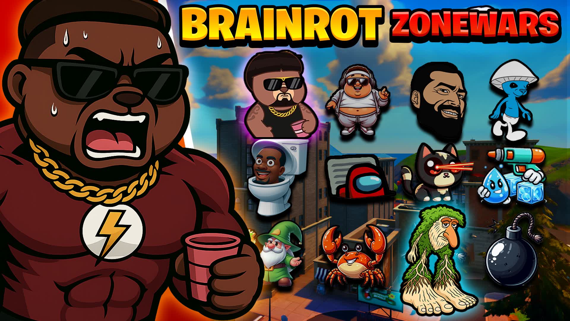 🧠 BRAINROT ZONE WARS - EVOLUTION ⭐ 2578-4231-8581 by ltnmaps - Fortnite Creative Map Code ...