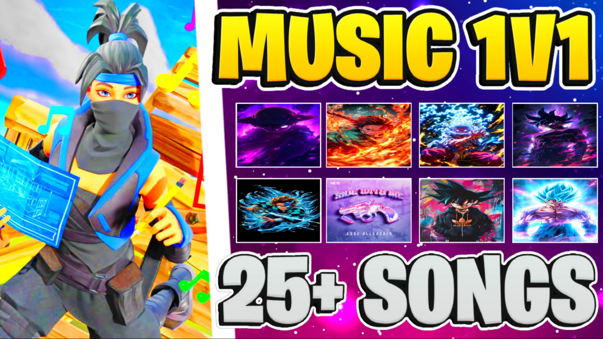 🏆THE BEST MUSIC 1V1🎵 [25+ SONGS] 5938-1586-8273 by yoswift - Fortnite ...