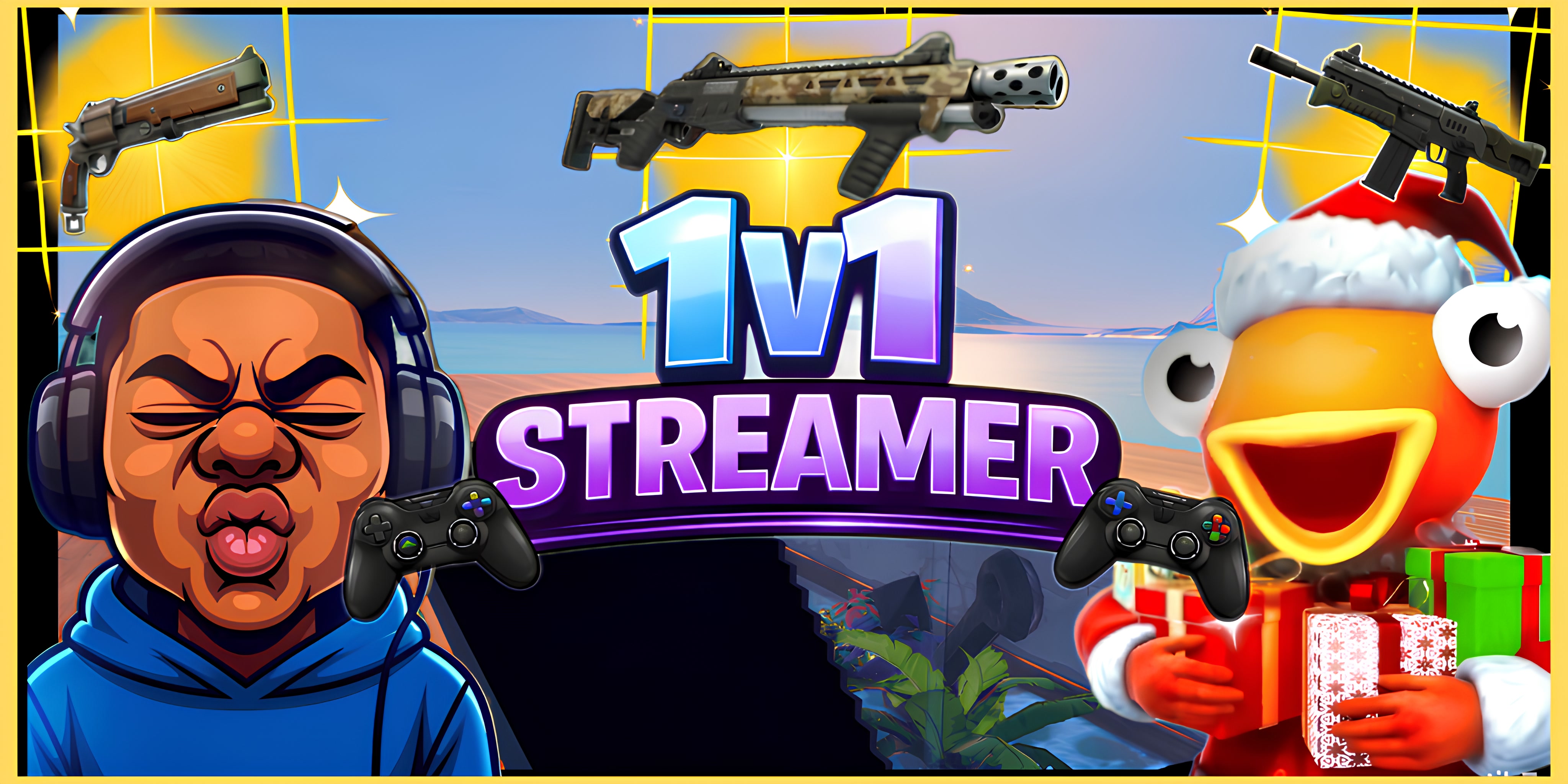 1v1 Streamer 0059-0108-1526 by mathou_creator - Fortnite Creative Map ...