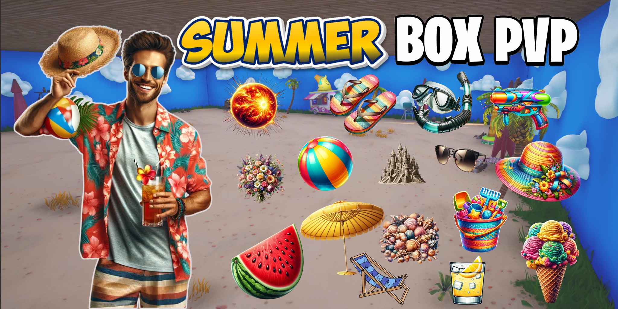 SUMMER Box PvP📦 4472-0124-6840 by saltkvaernen - Fortnite Creative Map ...