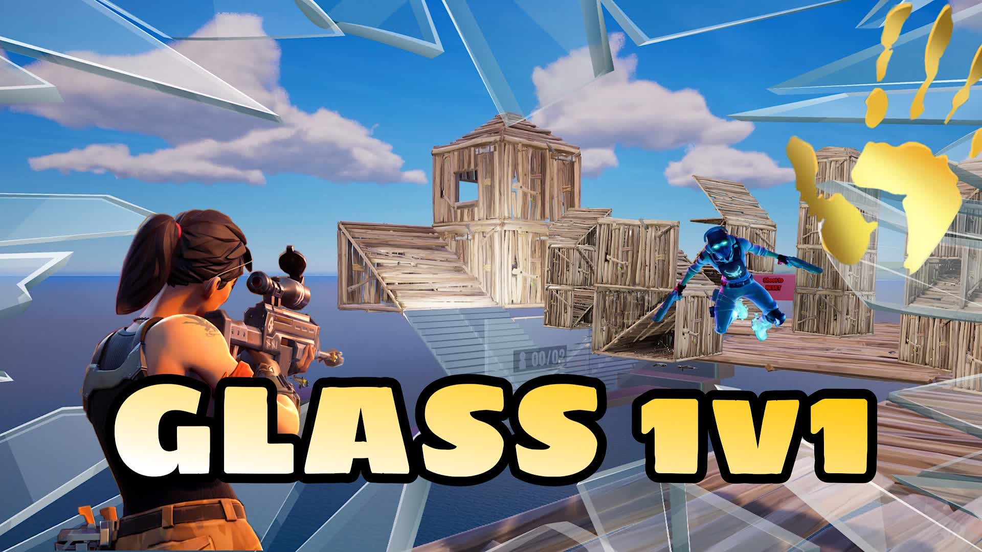 GLASS 1v1 一對一 7100-5951-5219 by t8er - Fortnite Creative Map Code ...