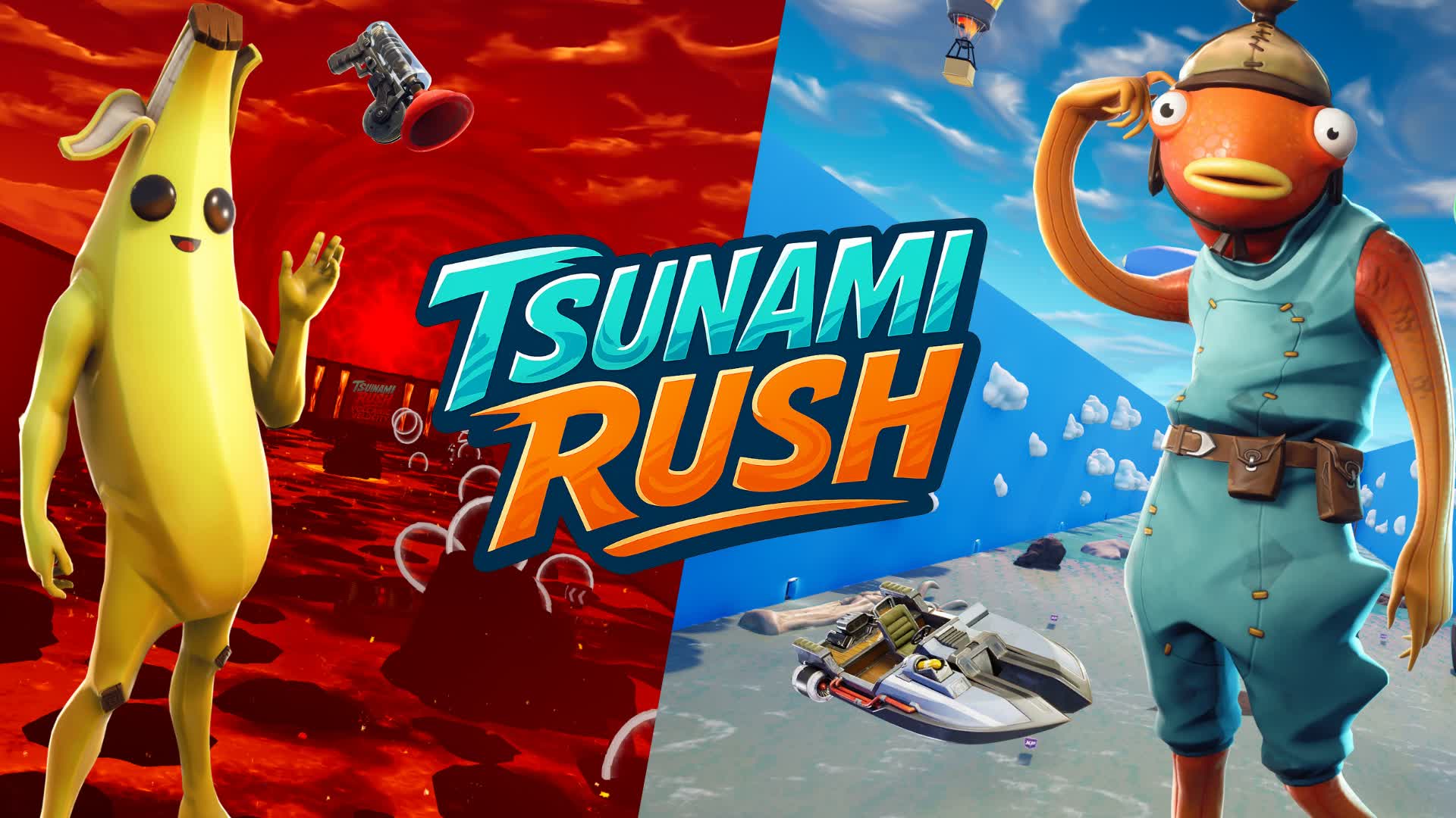 Tsunami Rush 🌊 3964-3096-5605 by quixzalgames - Fortnite