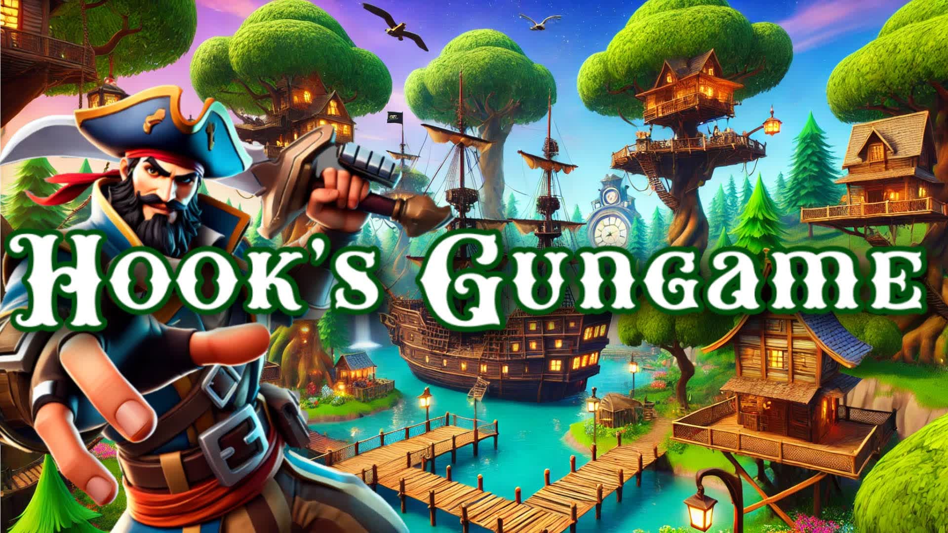 Hook's Gun Game 1445-8061-7825 by salvamira - Fortnite Creative Map Code - Fortnite.GG