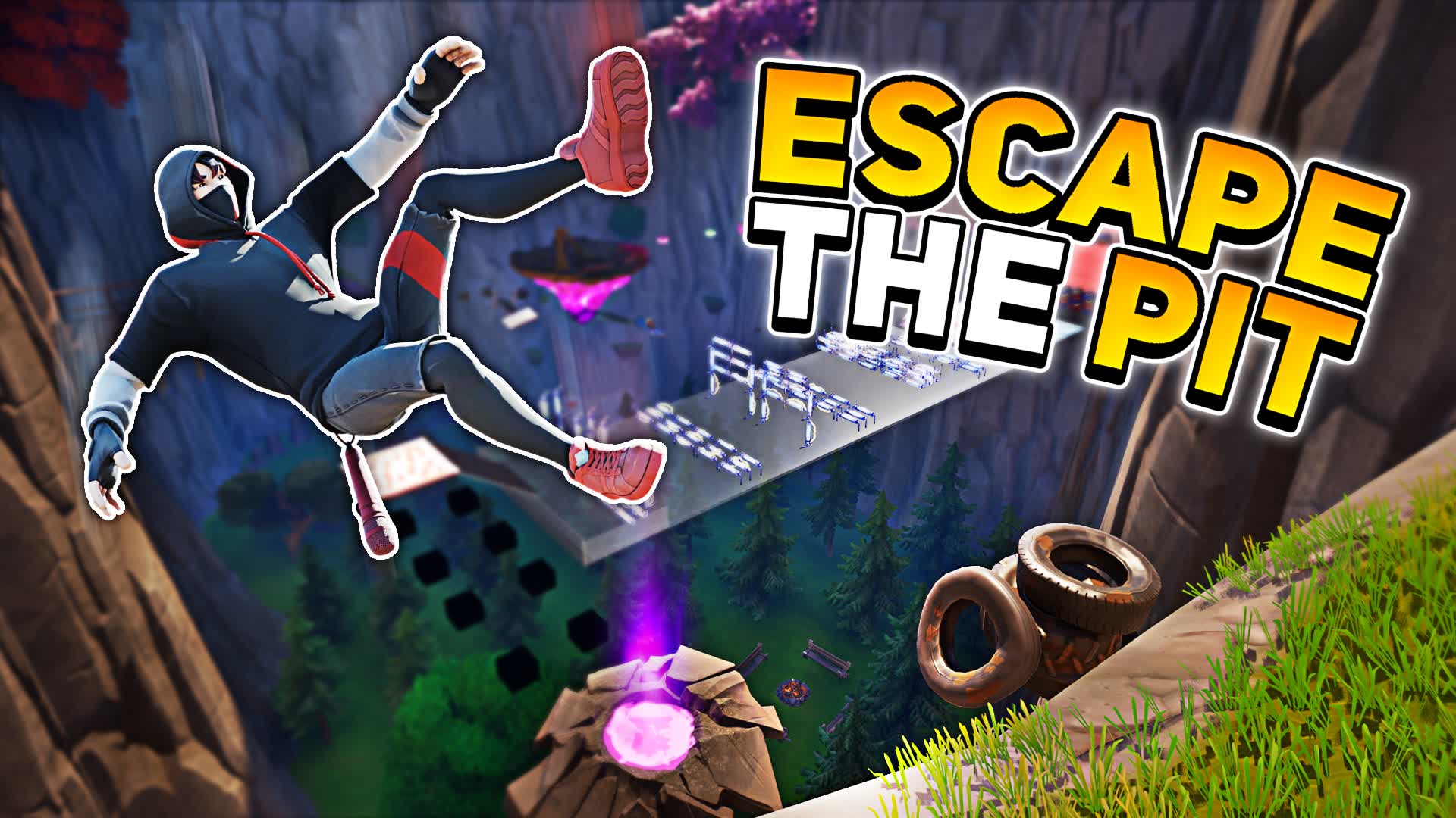 ESCAPE THE PIT 🚀 4386-5897-6739 by chau - Fortnite Creative Map Code ...