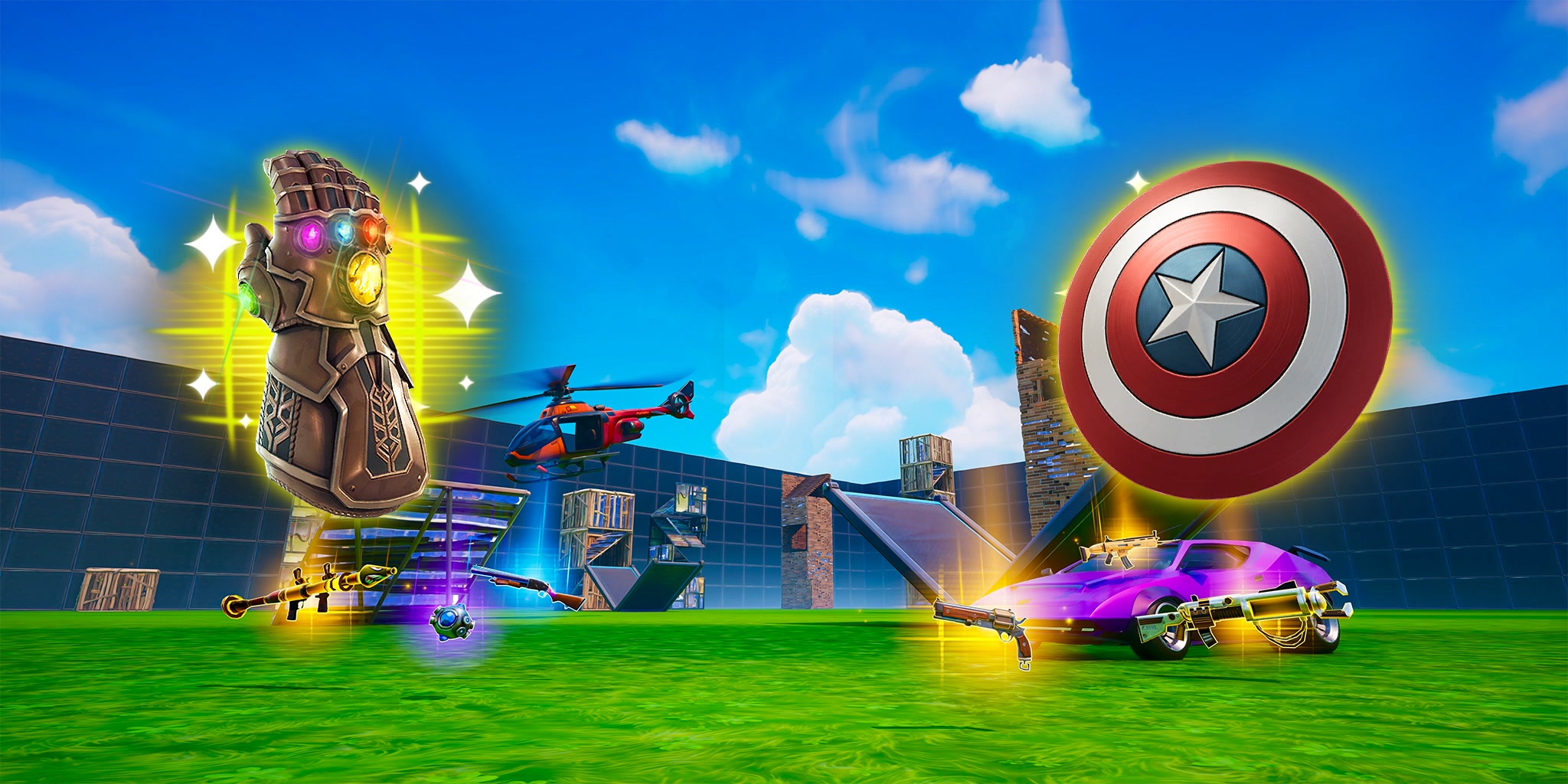 1v1 EVERY GUNS & WEAPONS ALL VEHICLES 8004-0728-0405 by faza - Fortnite Creative Map Code ...