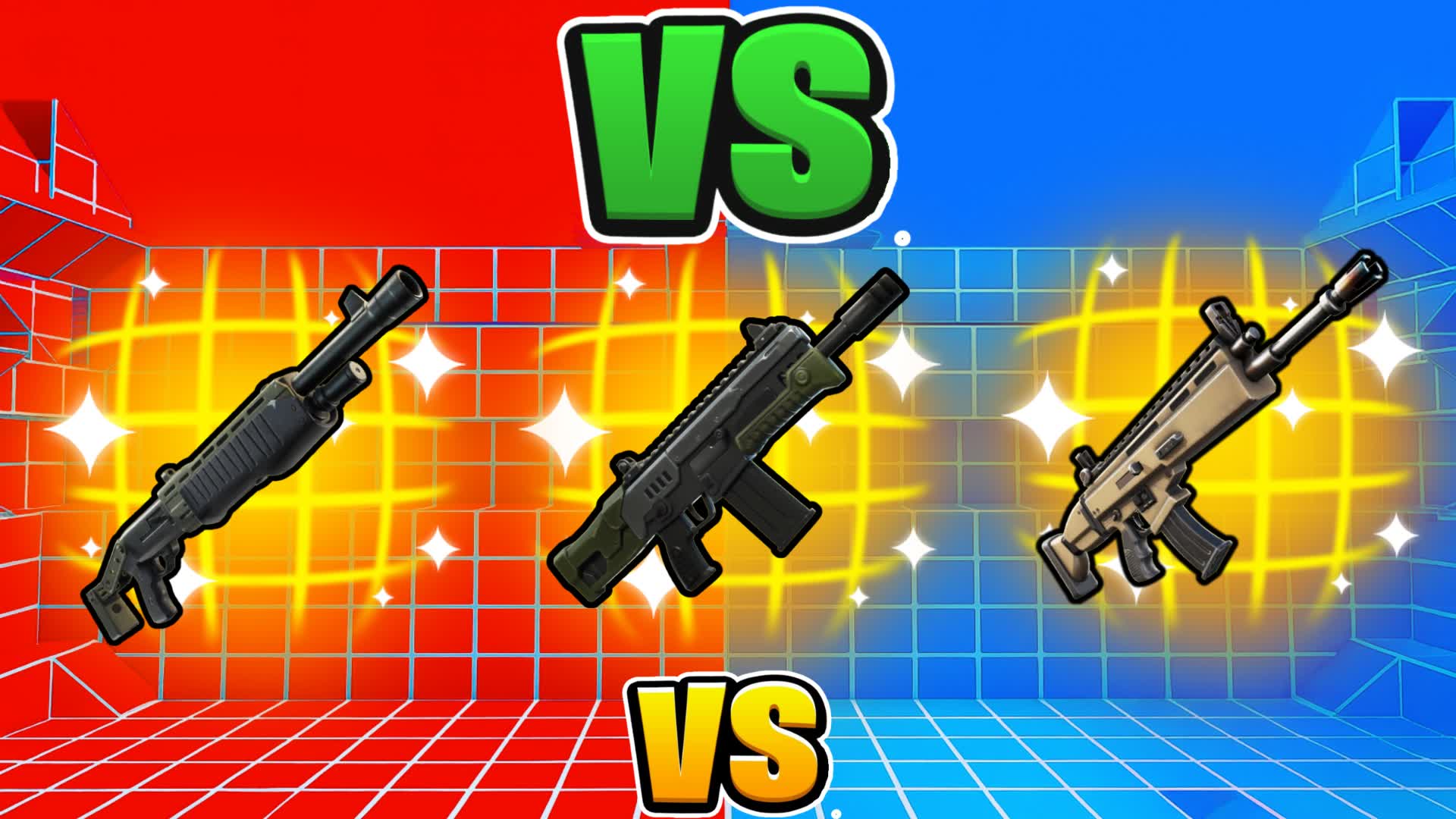 ROSSO CONTRO BLU RVB PERSONALIZZATO A2 0851-7145-3126 di labatin - Fortnite