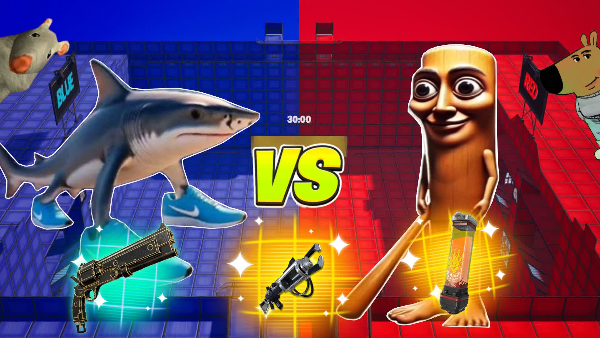 TUNG VS TRALALERO CRAZY RED VS BLUE 2129-9403-6329 by rayrayfn ...