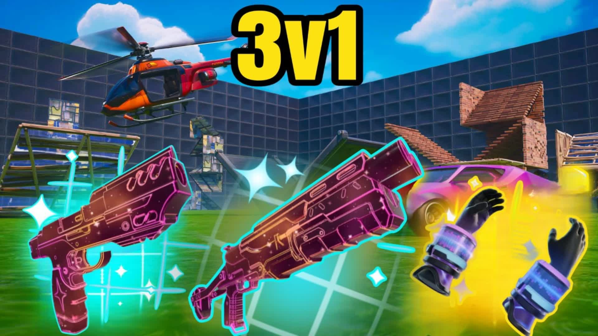 PWR EVERY GUN 3V1 5052-0011-8478 by egypwr - Fortnite Creative Map Code ...