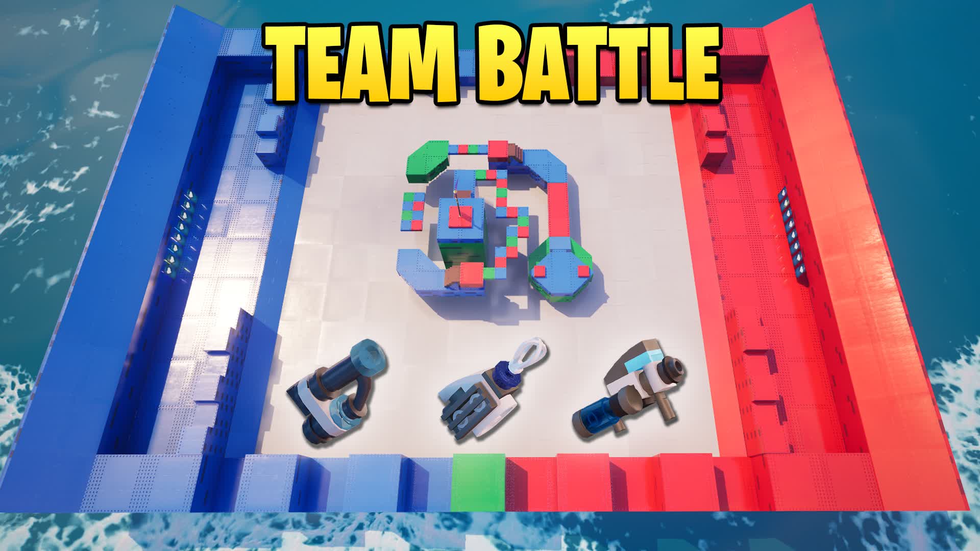 TEAM BATTLE - RED VS BLUE 1224-9655-6506 by trialarcher - Fortnite