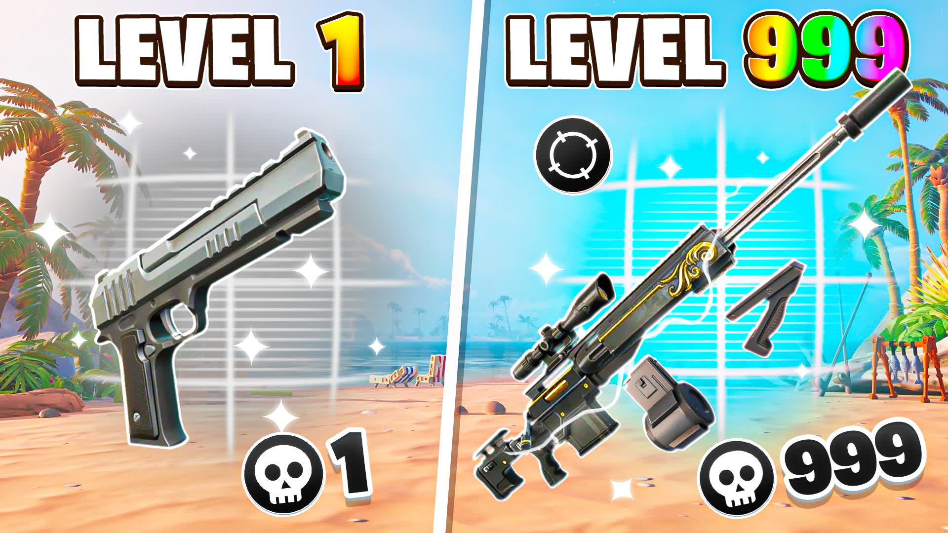 🏖️ CRAZY GUN GAME ONE SHOT 🎯 - 3428-2019-6860 | Fortnite Zone