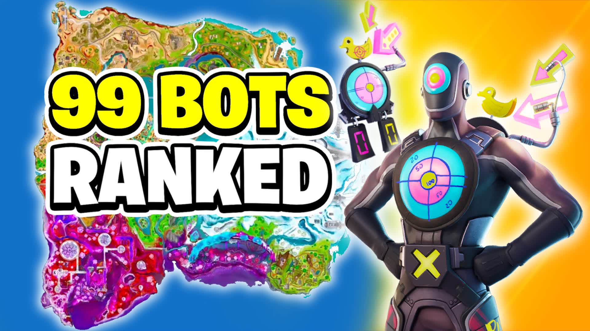 99 BOTS FARM ROYALE RANKED BASE WARS BOT 4507-0600-8100 من ابتكار best_maps - Fortnite