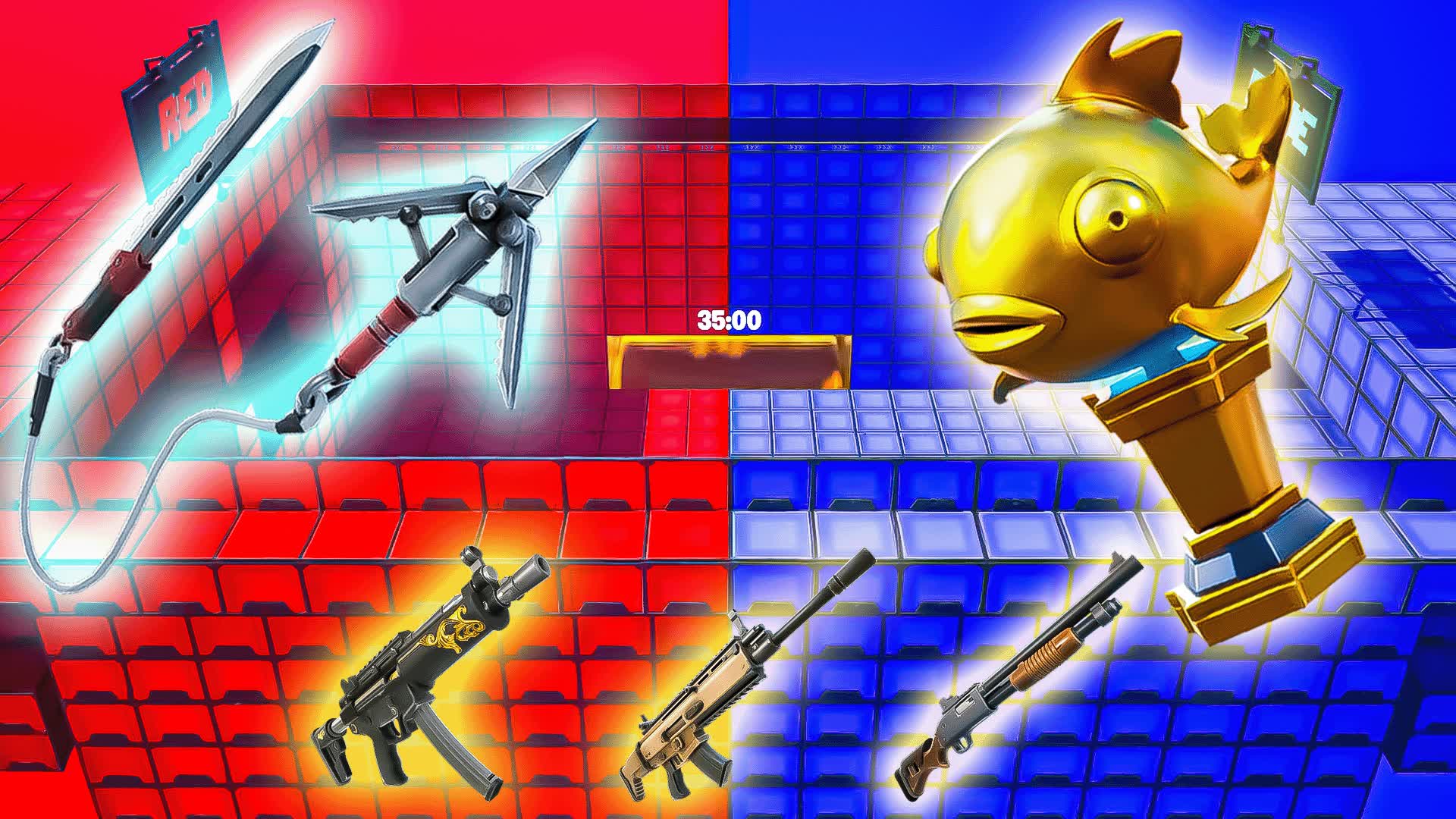 Juega 🔴🔴ULTIMATE RED VS BLUE🔵🔵 - 1195-6979-1109 | Fortnite Zone