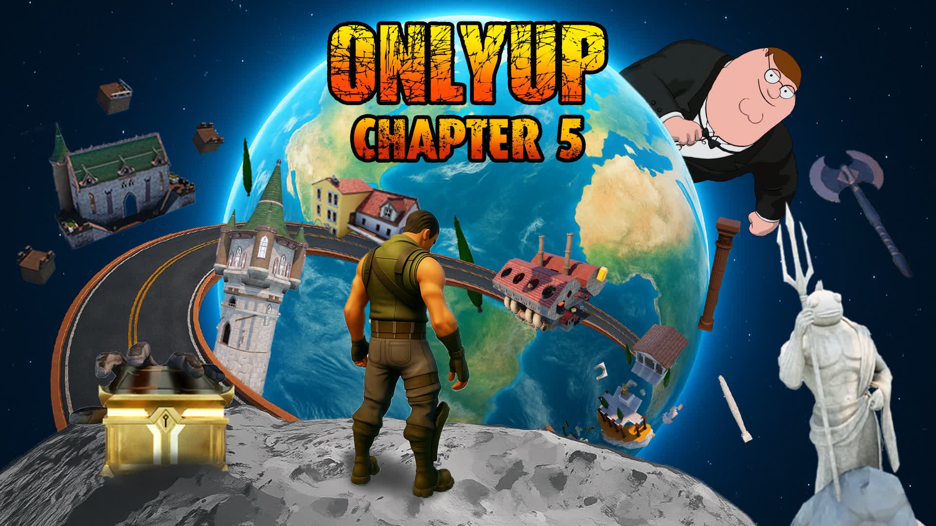 ONLYUP CHAPTER 5 👑 CHECKPOINTS 📍 1886-1143-0371 by amigostudios - Fortnite