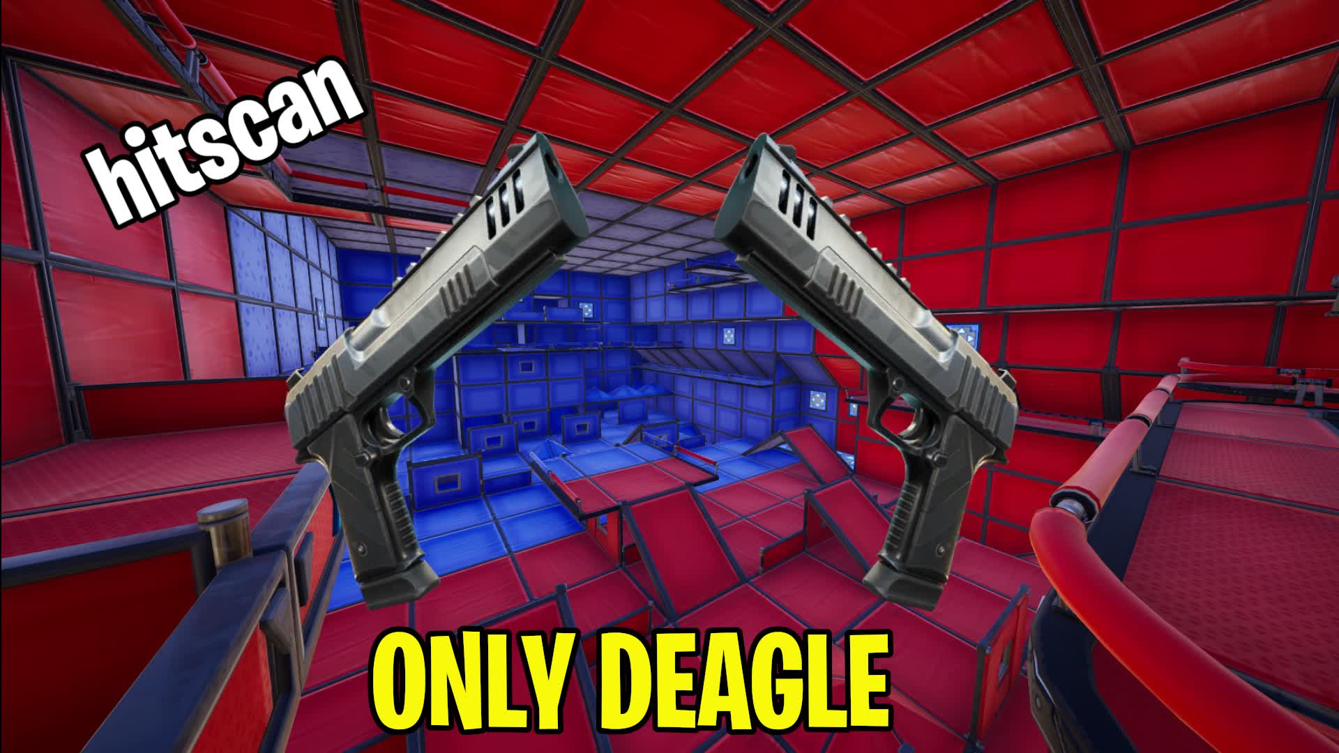 🔴 CLASSIC DEAGLE RED VS BLUE🔵 0014-3268-8379, de c1nam0n — Fortnite