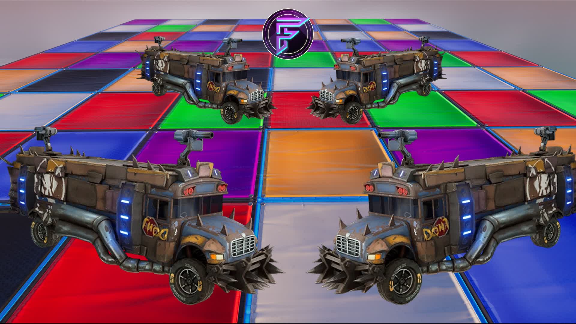 War Bus Color Switch 0963-7349-2729 by farrellcr - Fortnite Creative ...