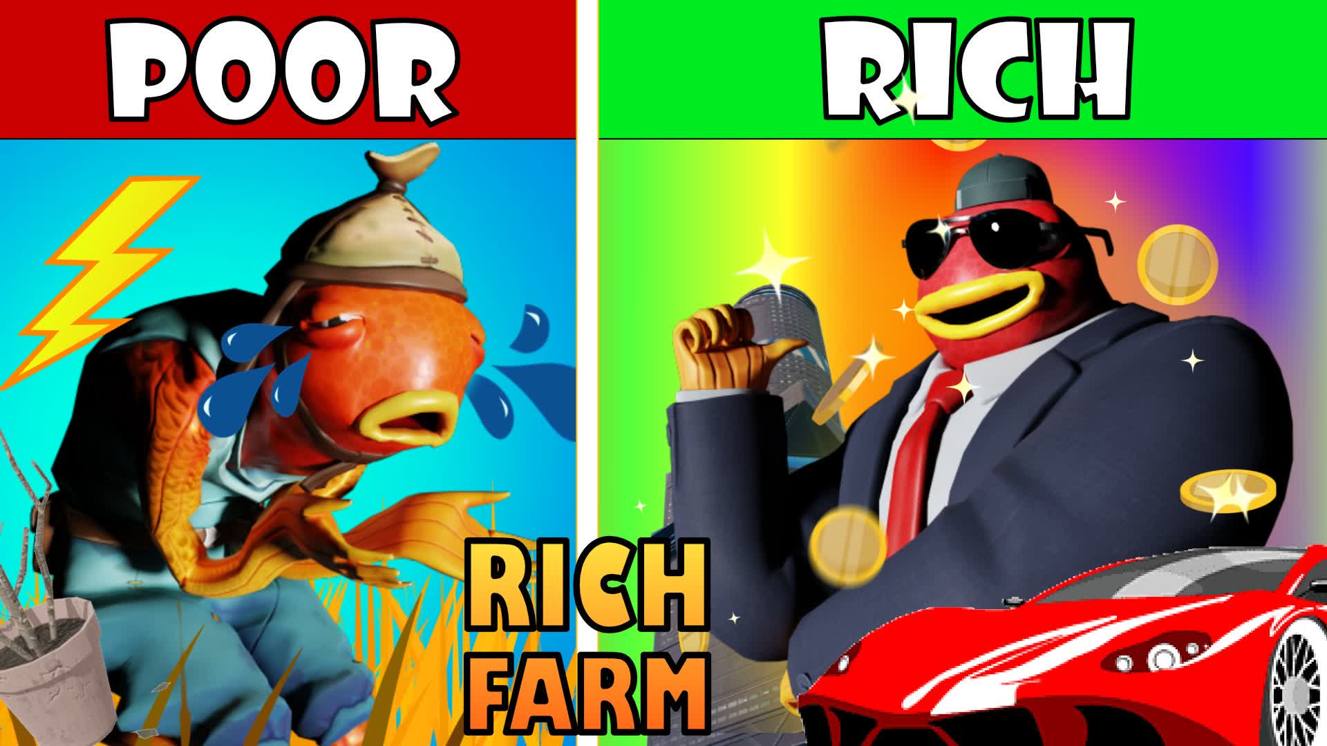 Juega 🆕ULTIMATE 🤑RICH VS POOR🗑️ - 9479-7845-8728 | Fortnite Zone